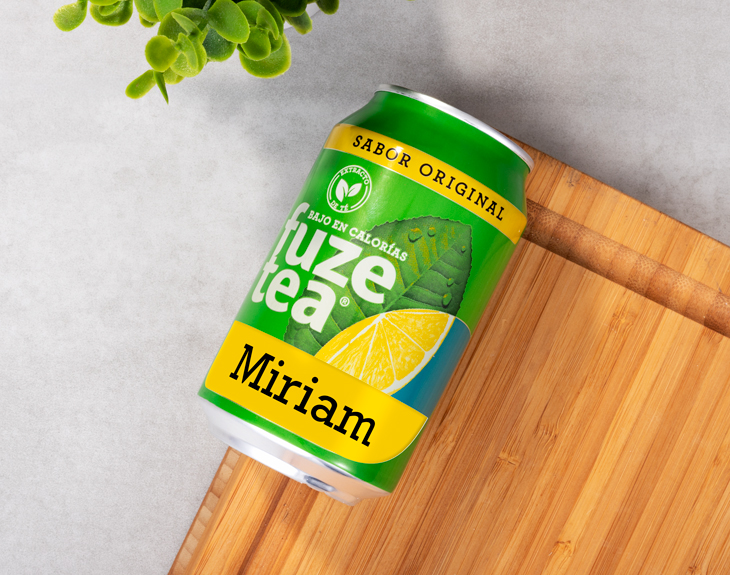 Lata Fuze tea personalizada - Regalo Original