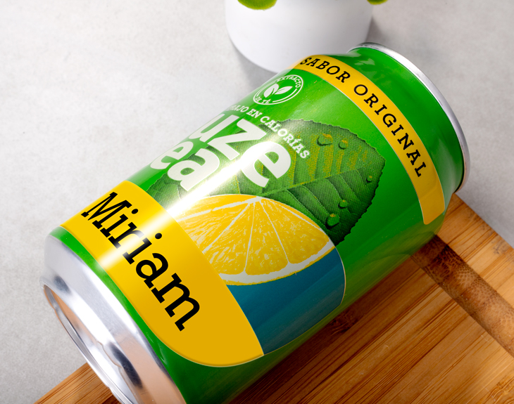 Lata Fuze tea personalizada - Regalo Original