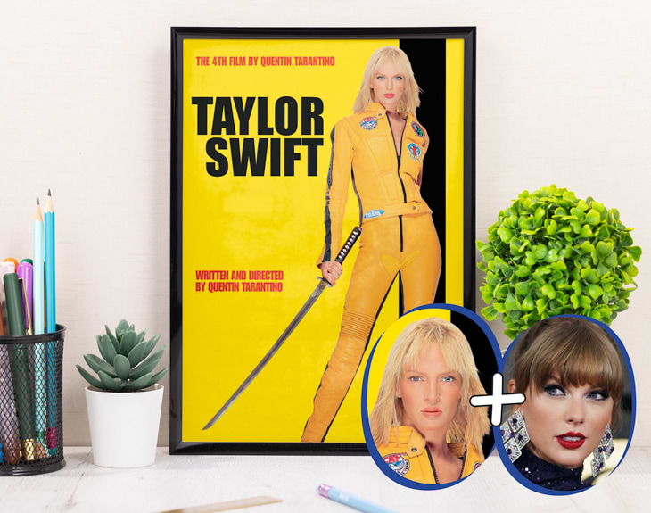 Kill Bill print with your face - Made In Giftt