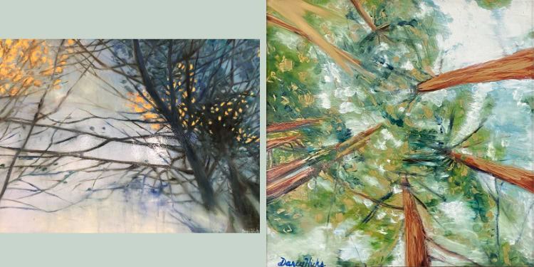 Westport Artist Darcy Hicks exhibit at The Drew Friedman art place