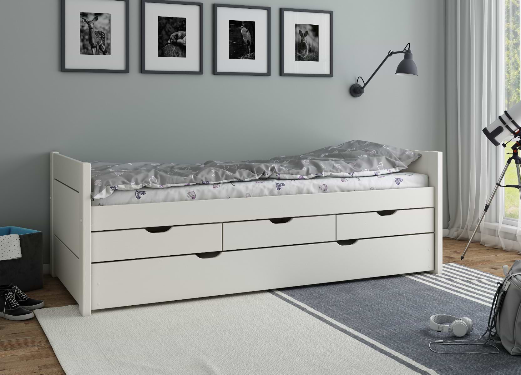 Captain twin platform bed store