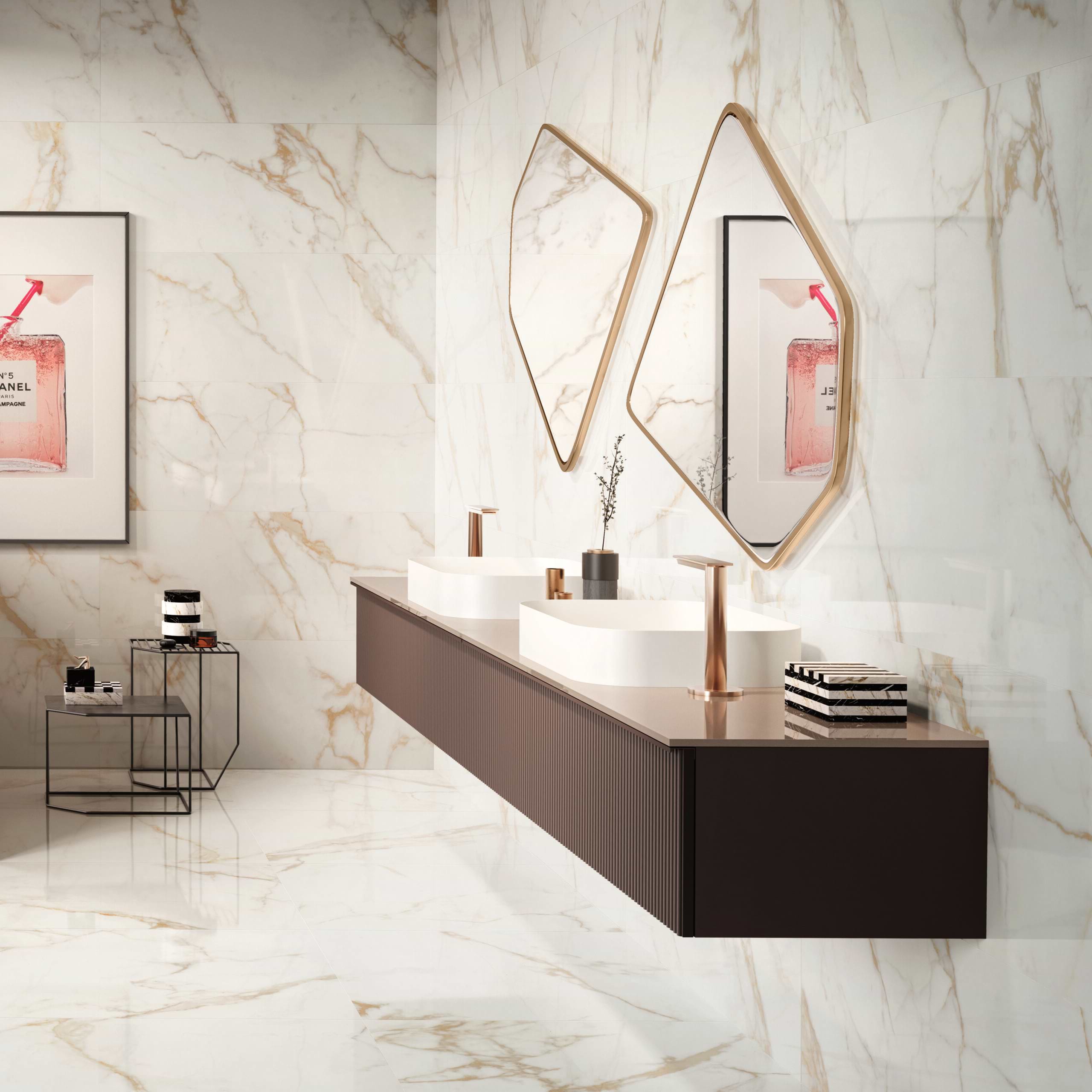 Calacatta Ceramic Tile Calacatta Wall & Floor Tile Porcelain Marble