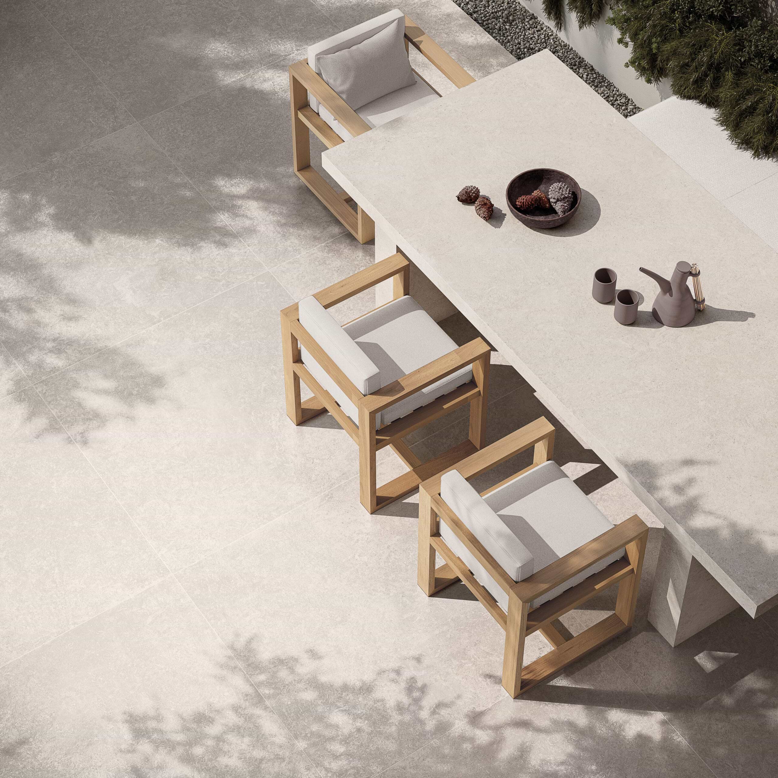 Onda Ivory 48x48 Anti-Slip Porcelain Tile available in iTileMosaic