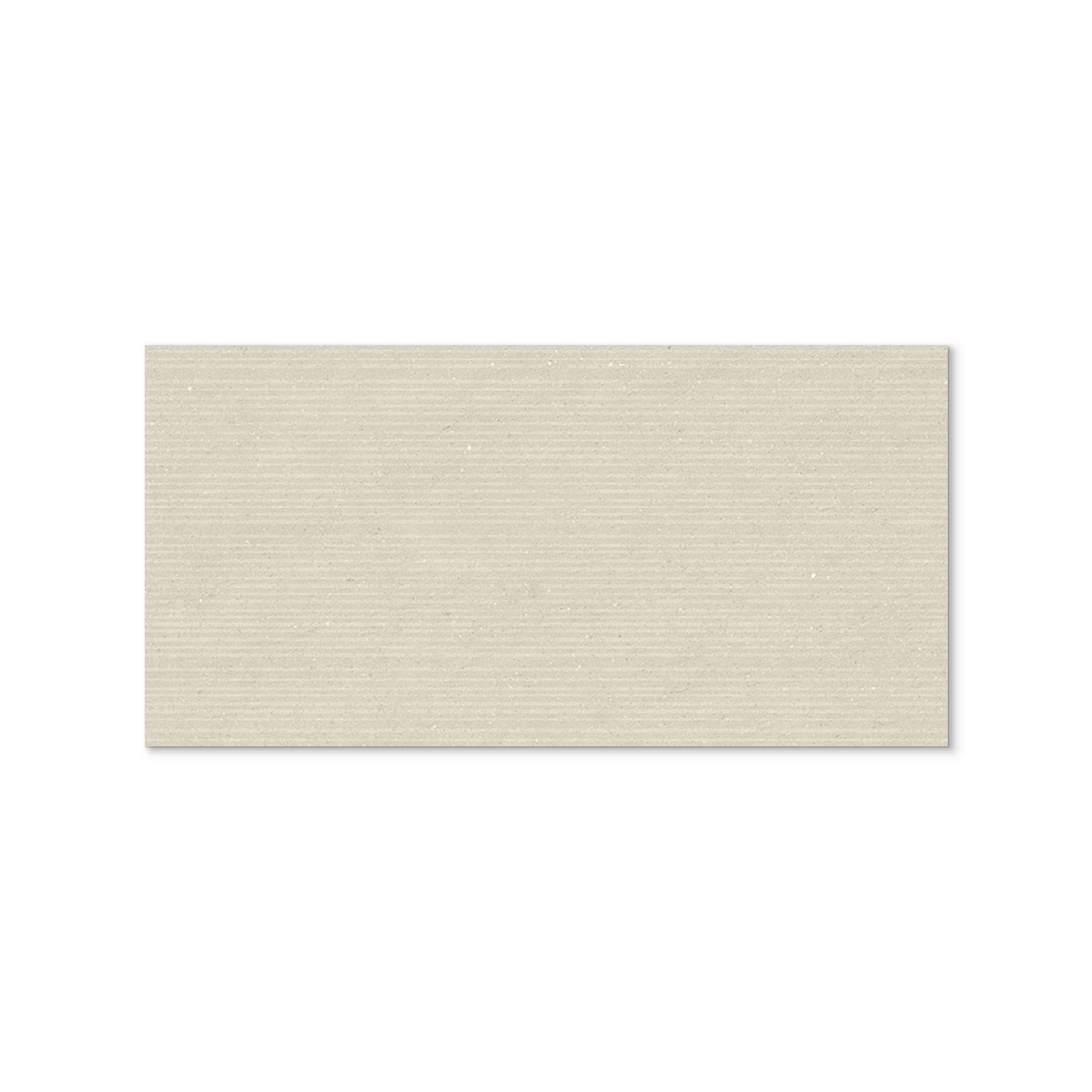 Cassia Flow Cream Matte Deco 24x48 Porcelain Tile - iTileMosaic