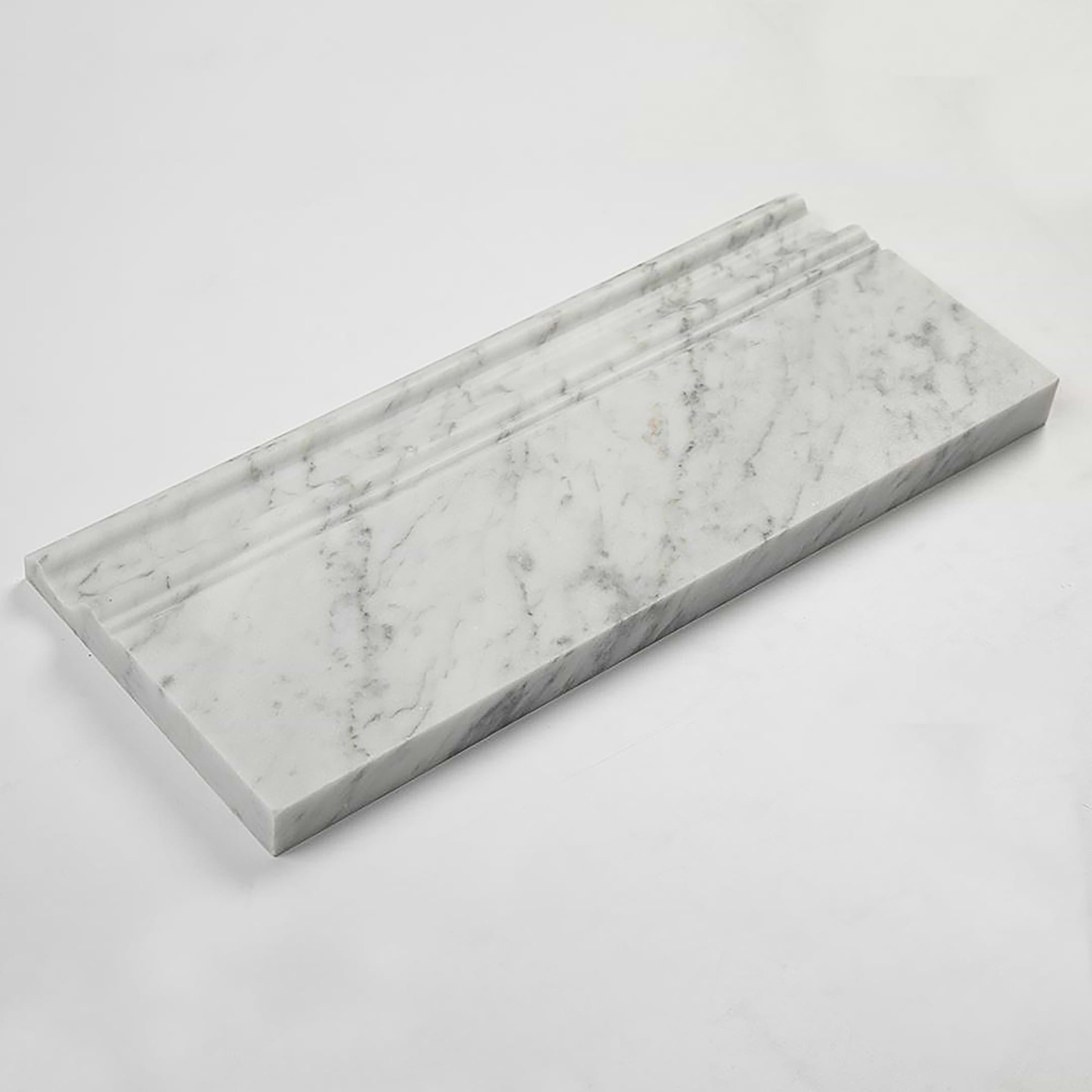 Carrara Baseboard Honed Marble Trim - USA Tile & Marble