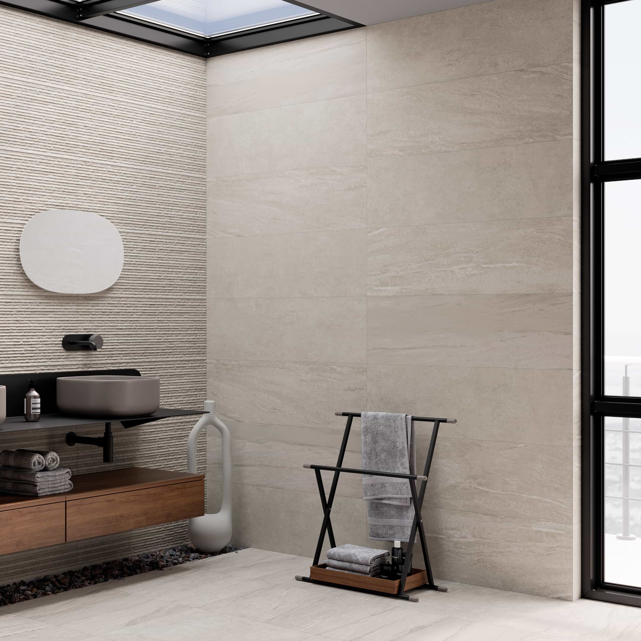 Materia Gris 13x40 Matte Ceramic Tile - USA Tile & Marble