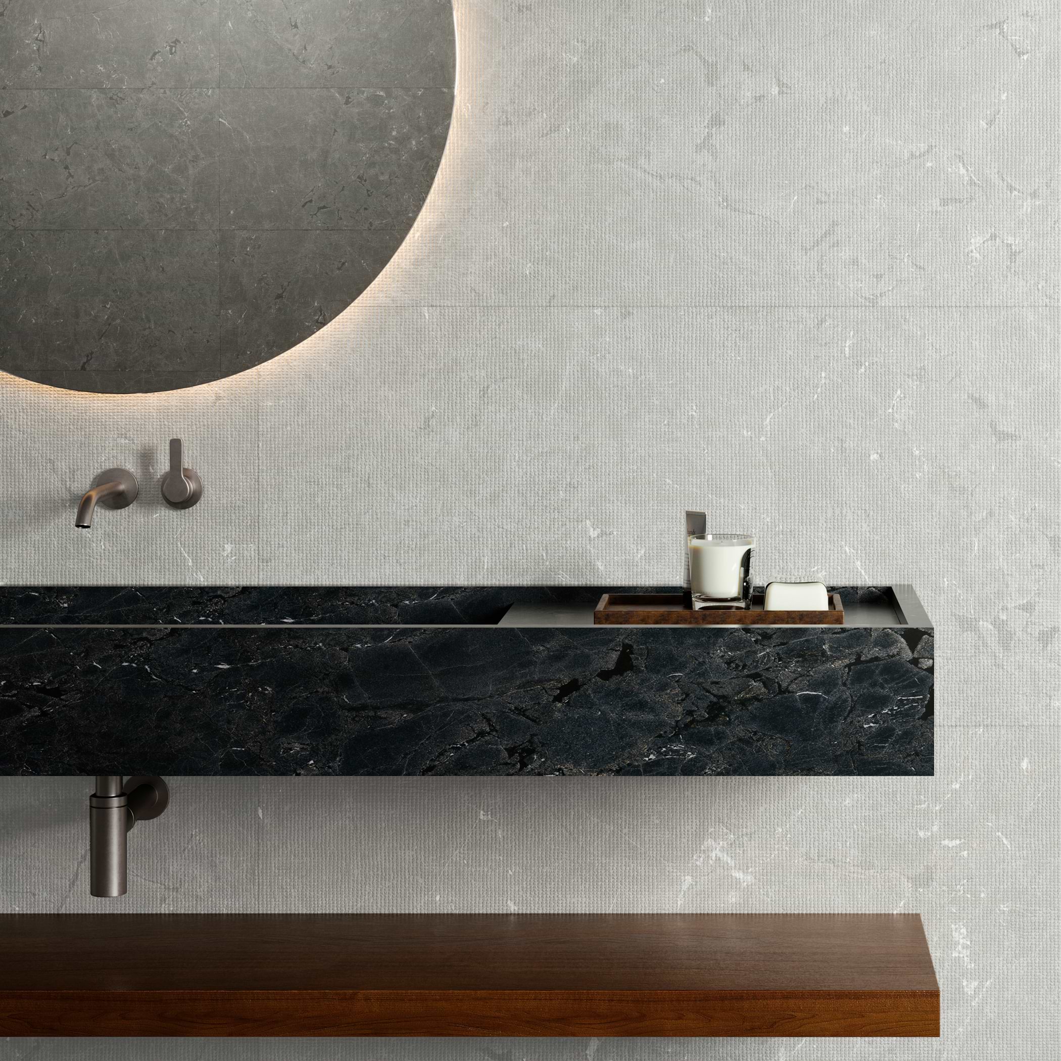 Neeko Deco White 24x48 Matte Porcelain Tile - USA Tile & Marble