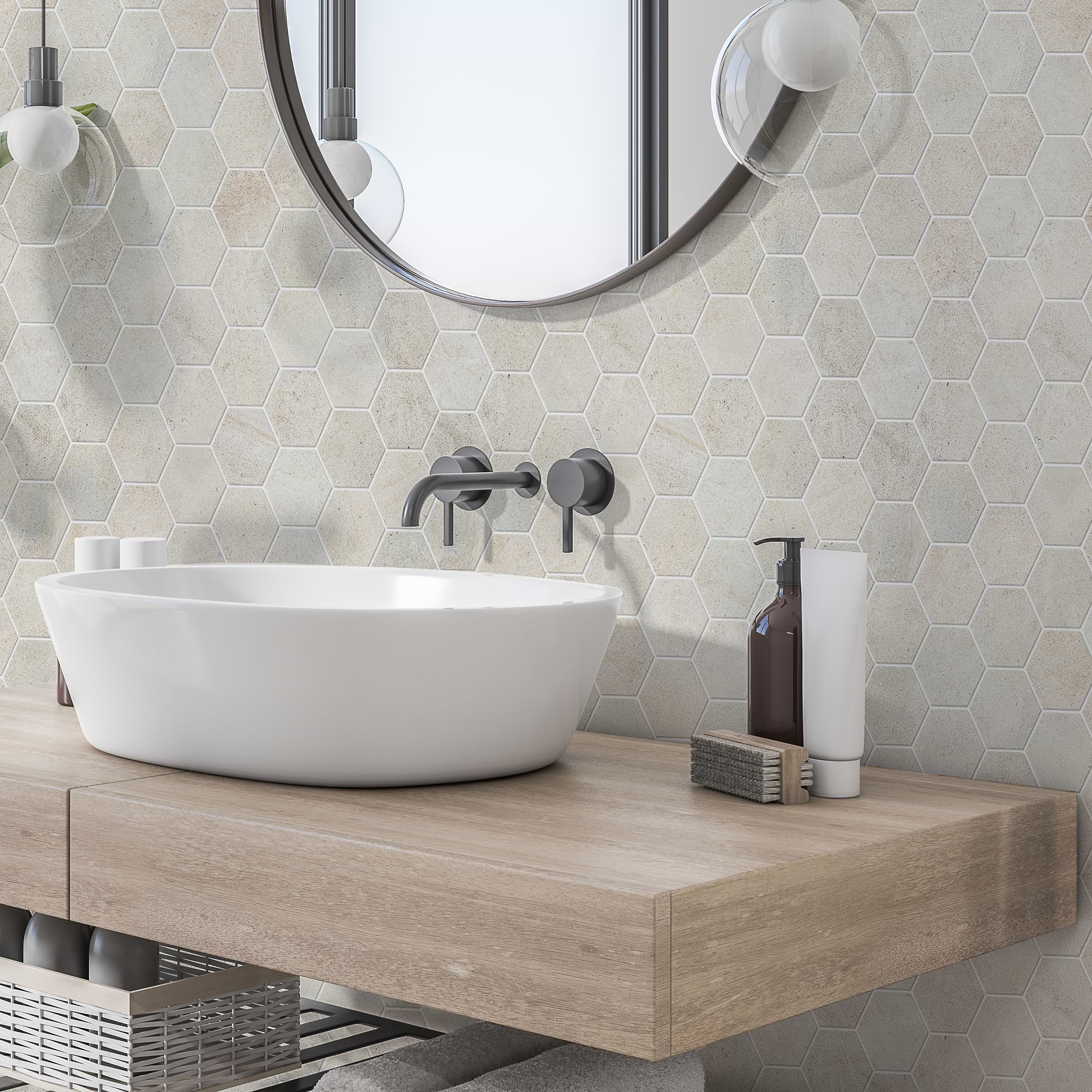 Sublime Ivory 3x3 Matte - USA Tile & Marble