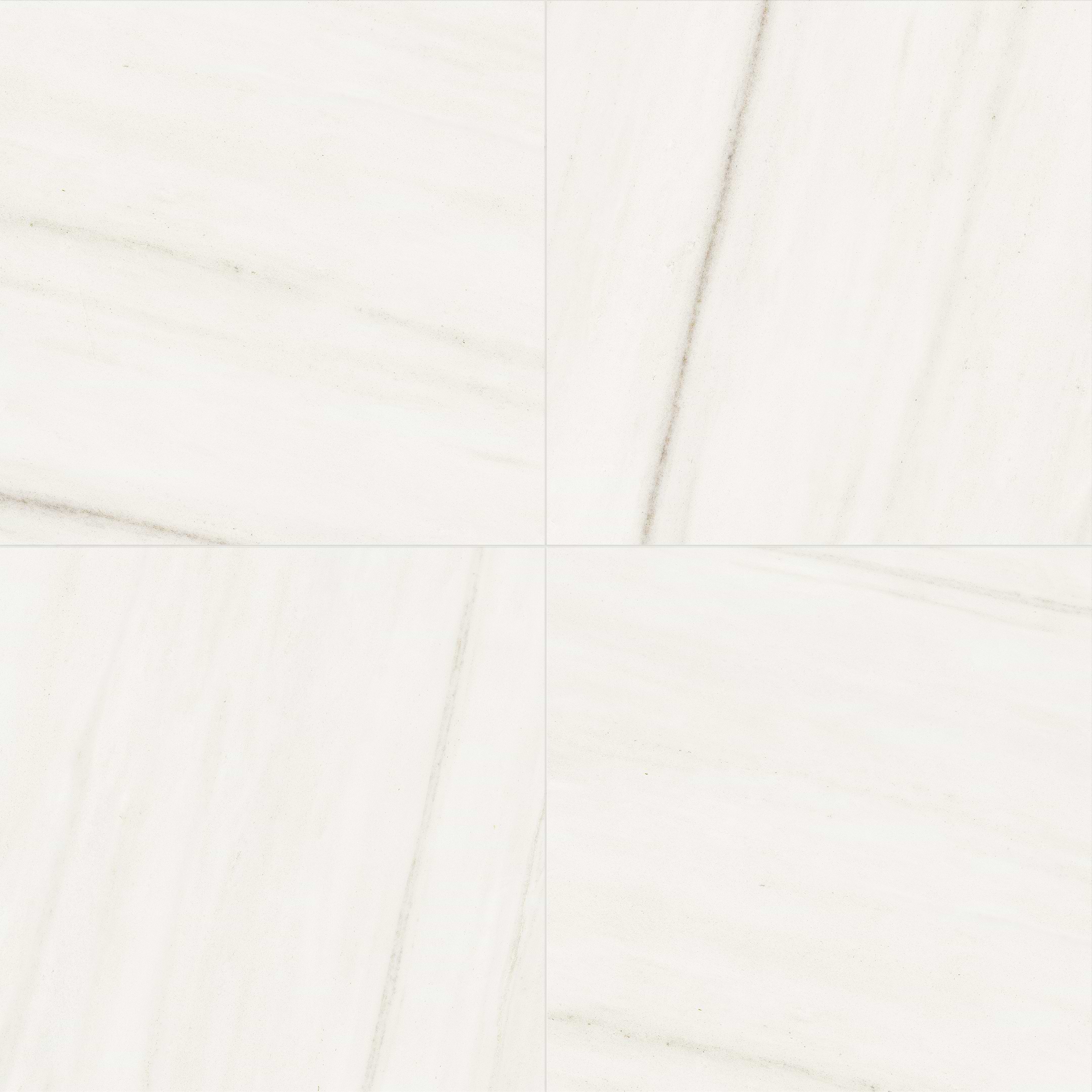 Flow White 48x48 Matte Porcelain Tile - Sample - USA Tile & Marble