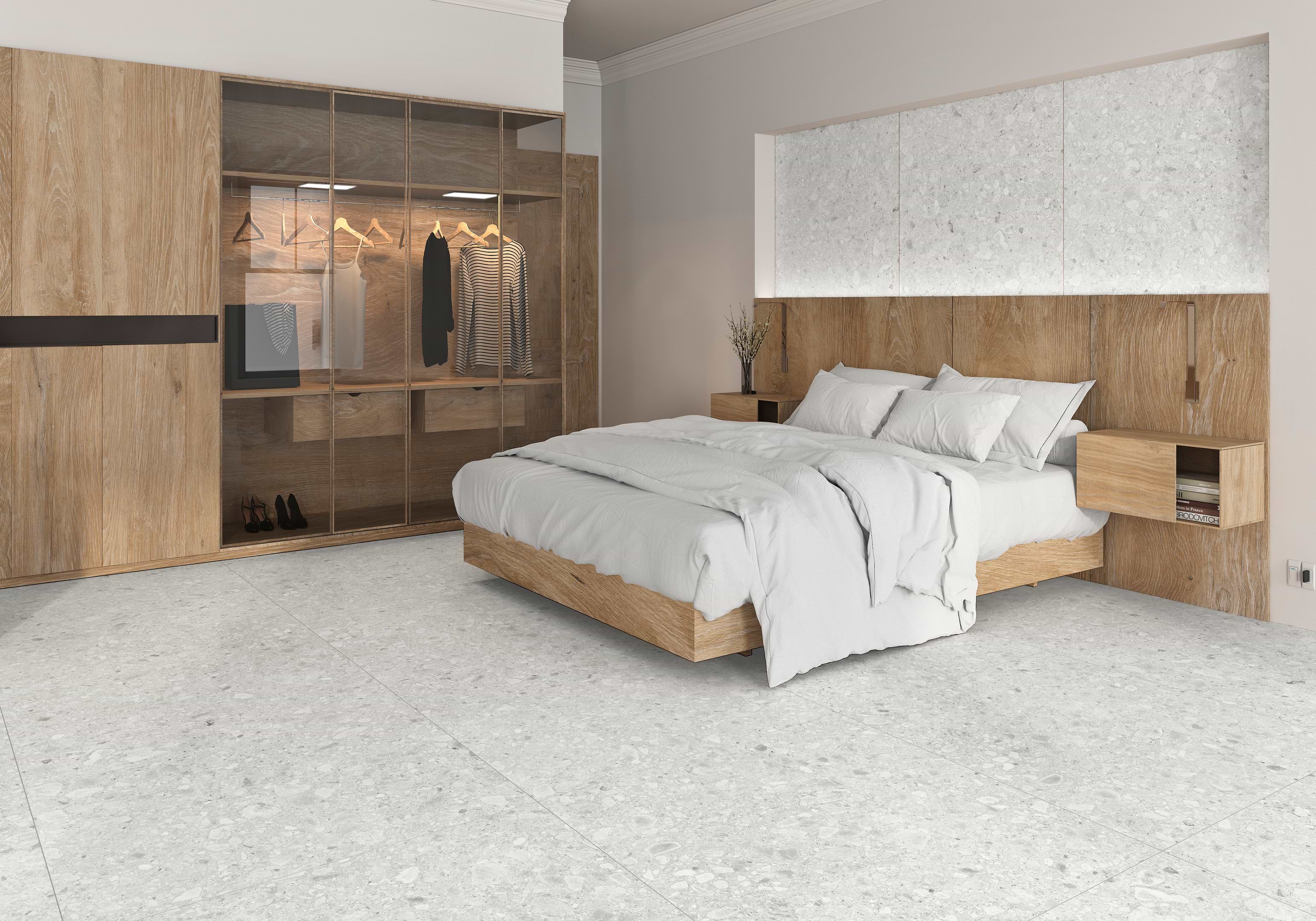 Flodsten Snow Matte 48x48 Rectified Porcelain Tile - USA Tile & Marble
