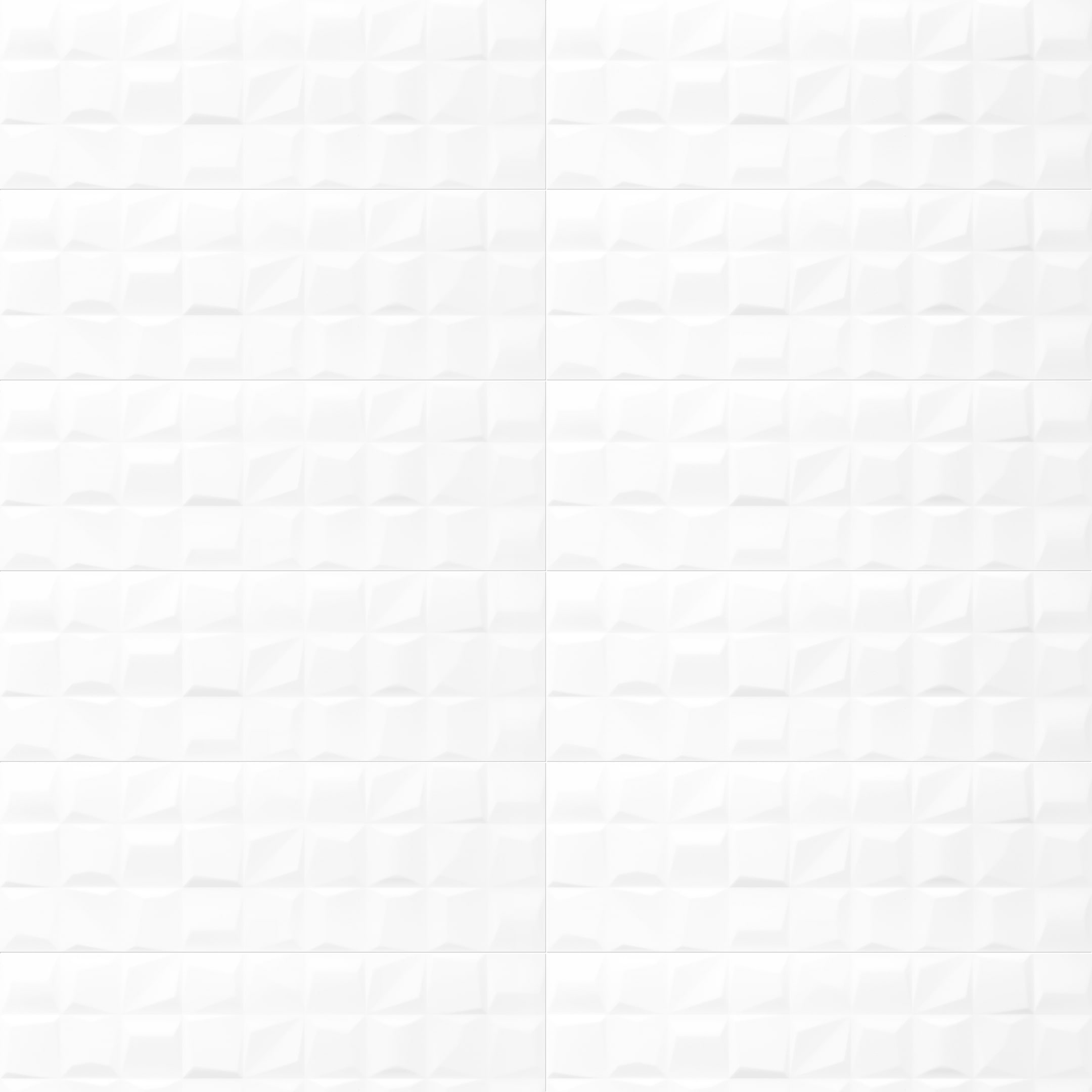 Genesis Rise White 14x40 Matte Ceramic Tile - Sample - USA Tile & Marble