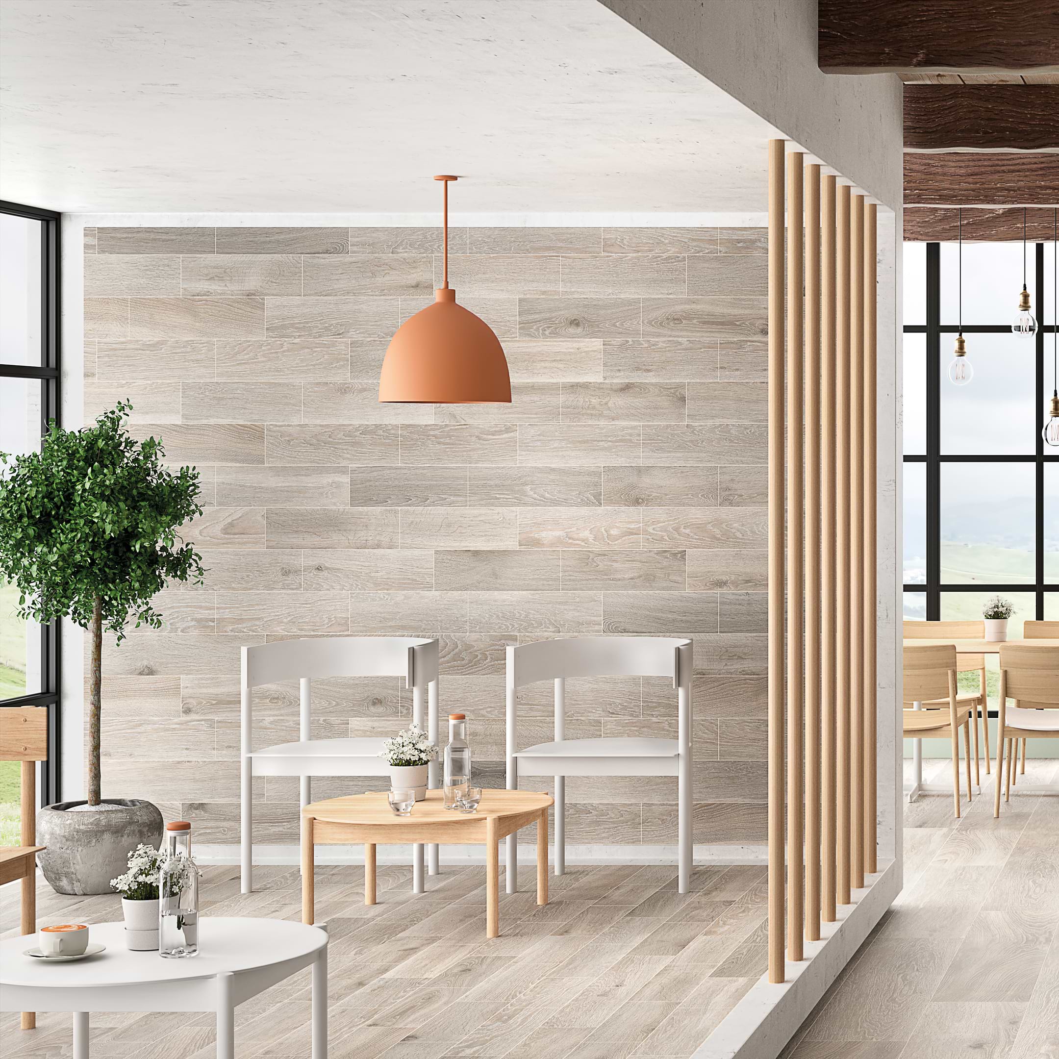 STN Articwood Argent 8x24 Matte Porcelain Tile - USA Tile & Marble