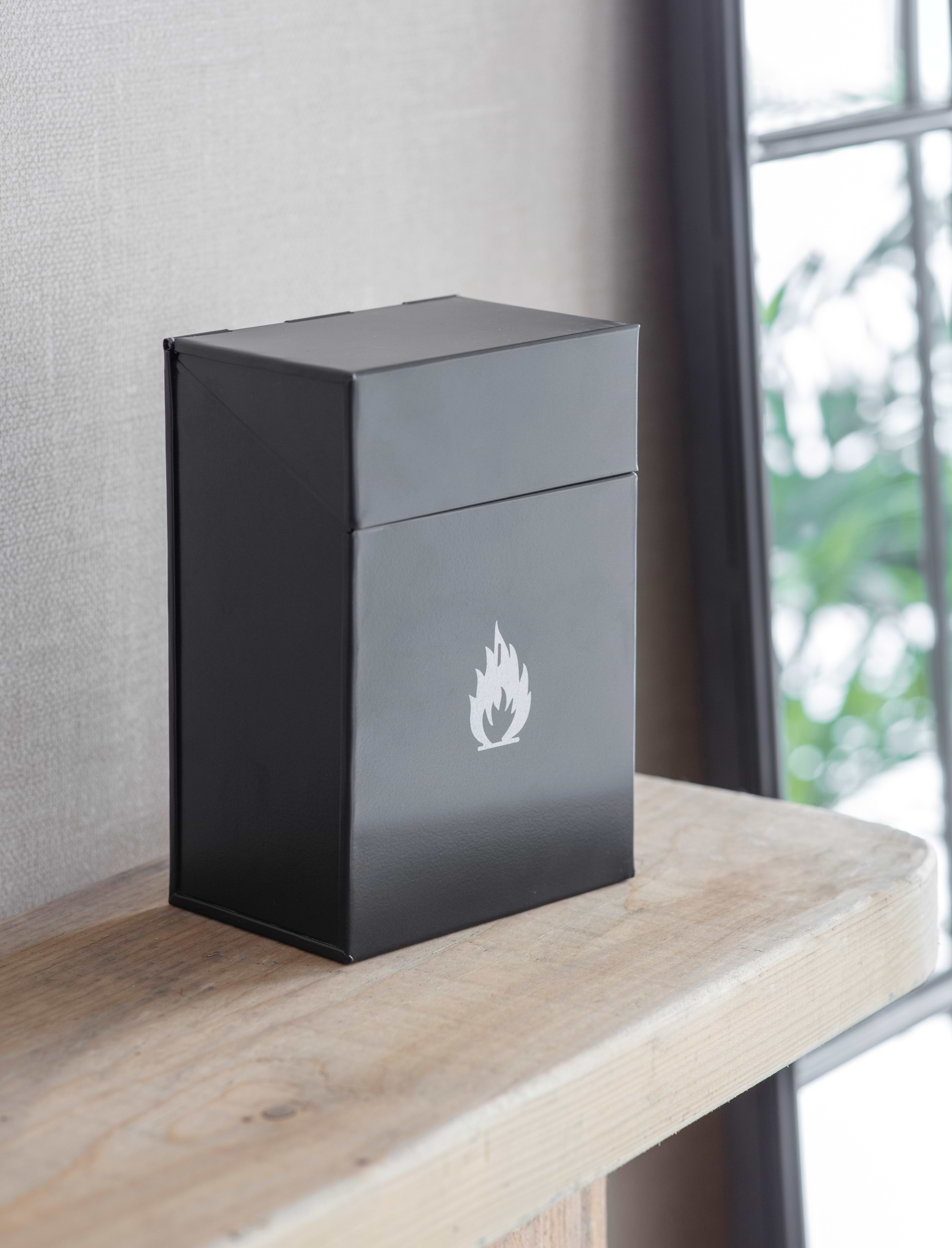 Original Firelighter Box Carbon | Garden Trading