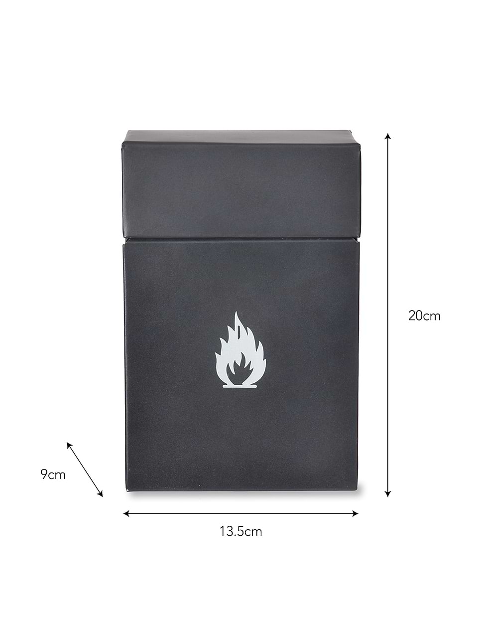 Original Firelighter Box Carbon | Garden Trading