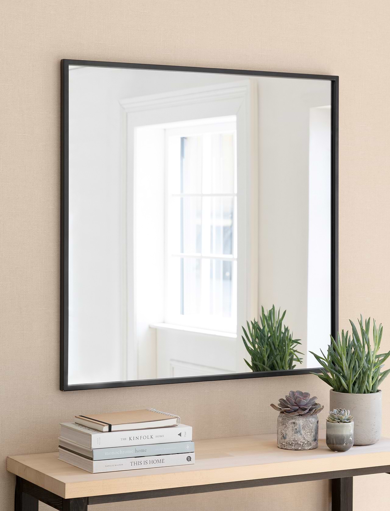 black square mirror