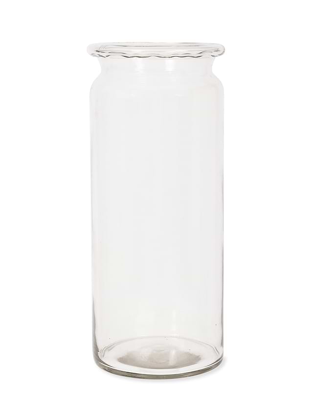 Bloomfield Column Vase - Glass, Clear, Large | Garden Trading
