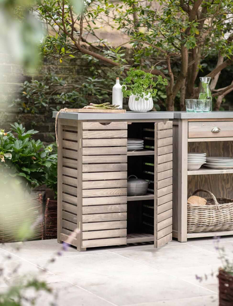 Aldsworth Slatted Storage Unit - Spruce, Natural