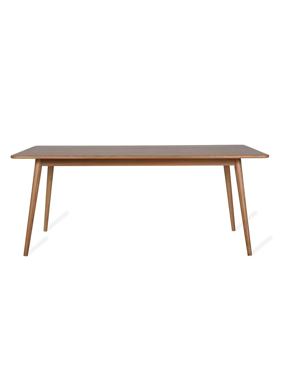Longcot Dining Table - Oak Wood, Natural | Garden Trading
