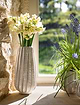 Osmington Vase - Stoneware, White, Large | Garden Trading