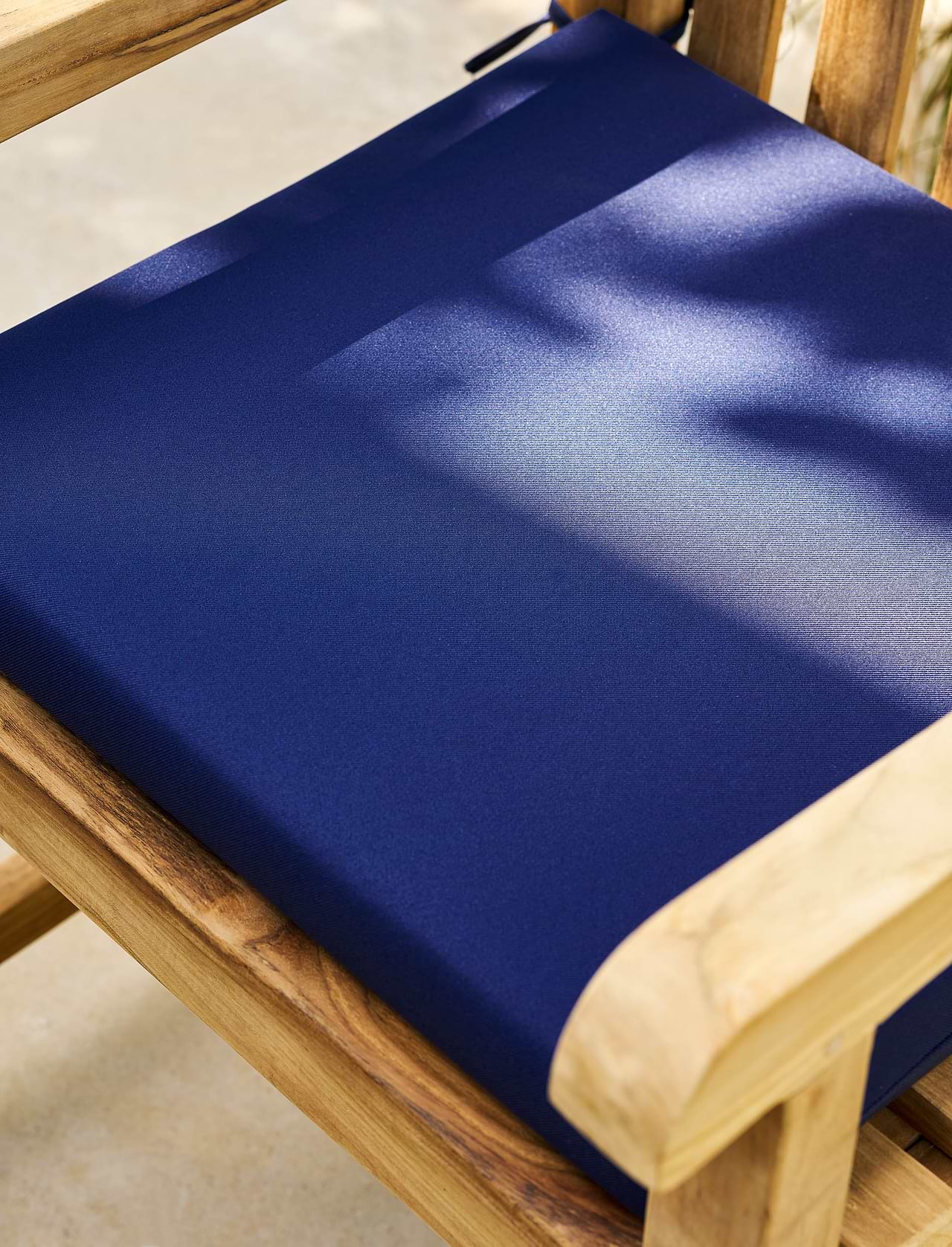 Chair Seat Cushion Large Blue | Garden Trading