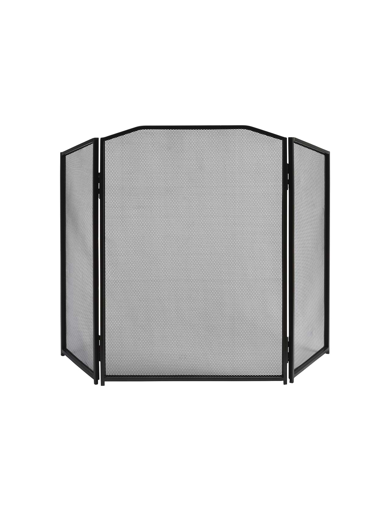 fire screen black