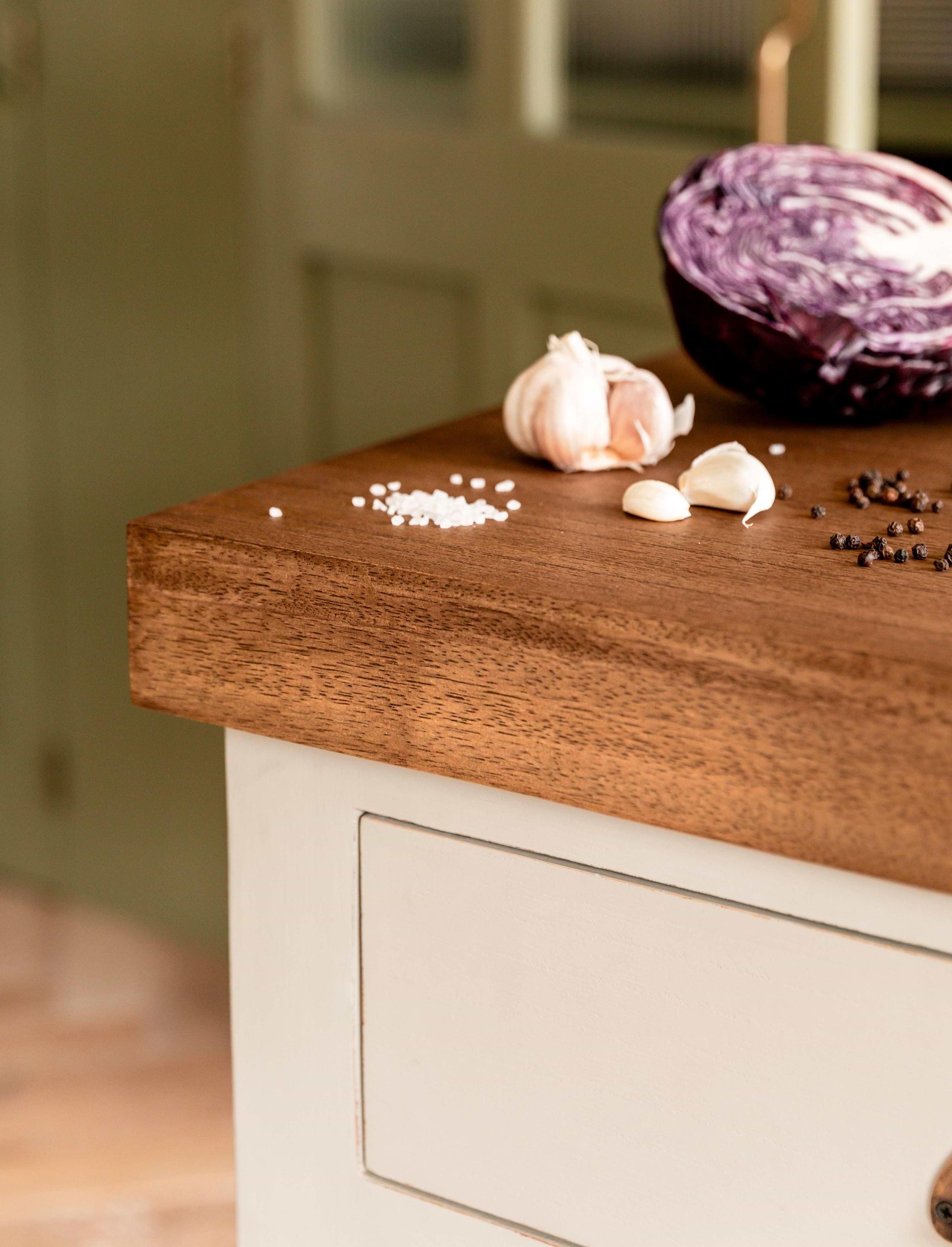 Walcote Butchers Block - Bayur Wood, Clay | Garden Trading