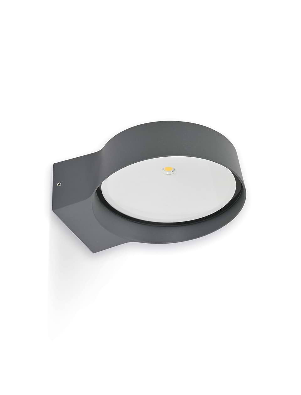 Litcham Outdoor Wall Light - Aluminium, Dark Grey