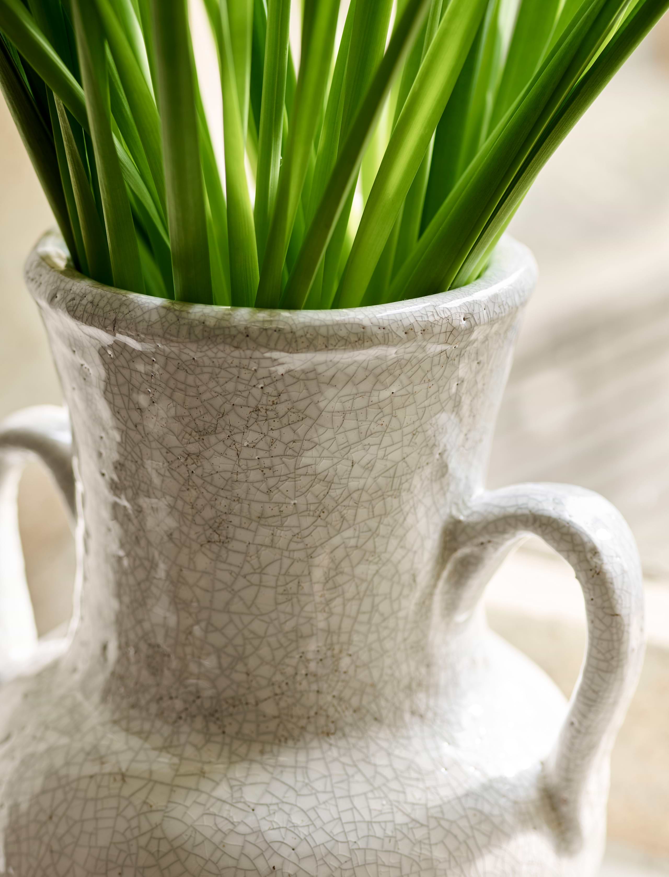 Ravello Vase with Handles White | Garden Trading