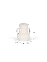 Ravello Vase with Handles White | Garden Trading
