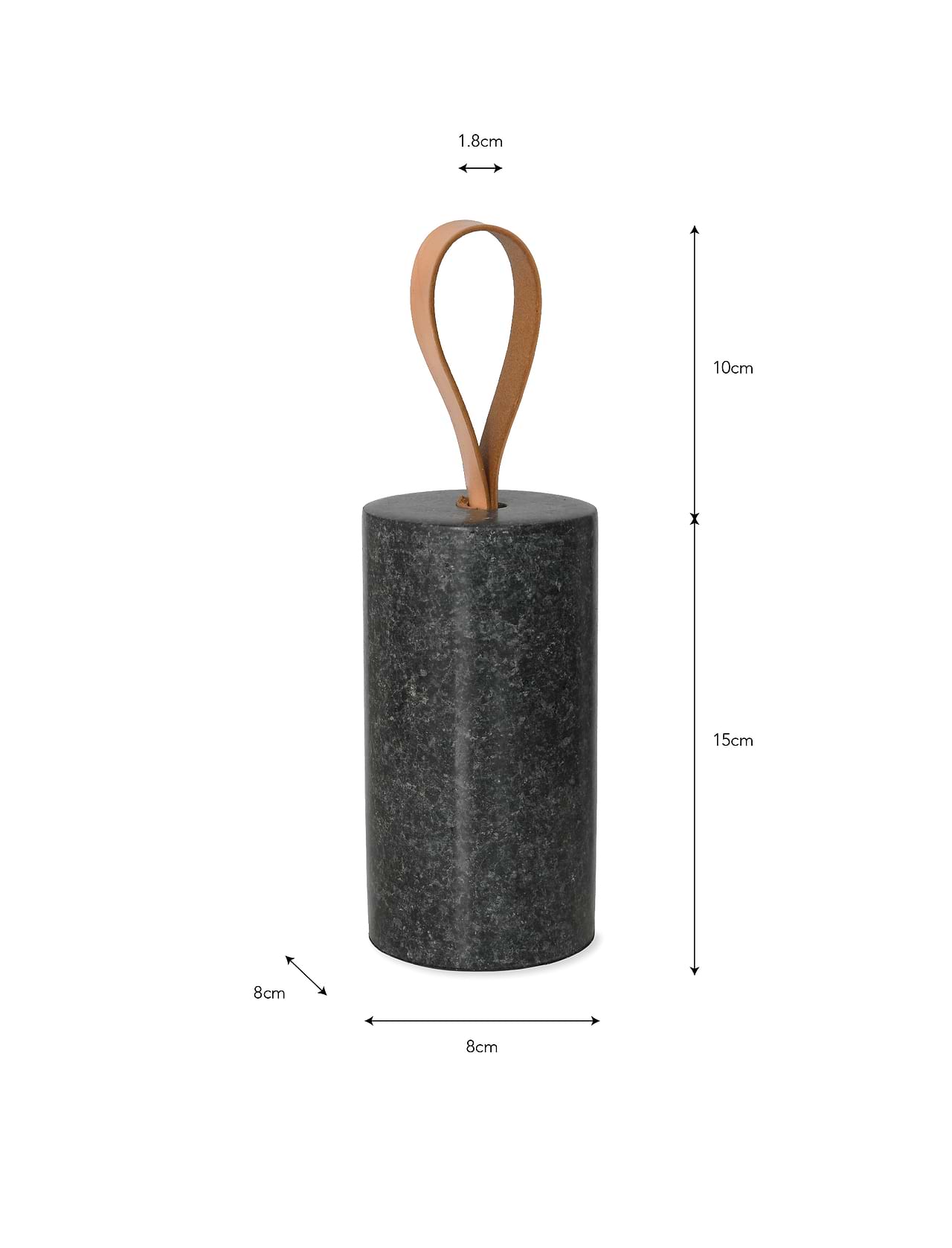 Alstone Granite Door Stop Grey | Garden Trading
