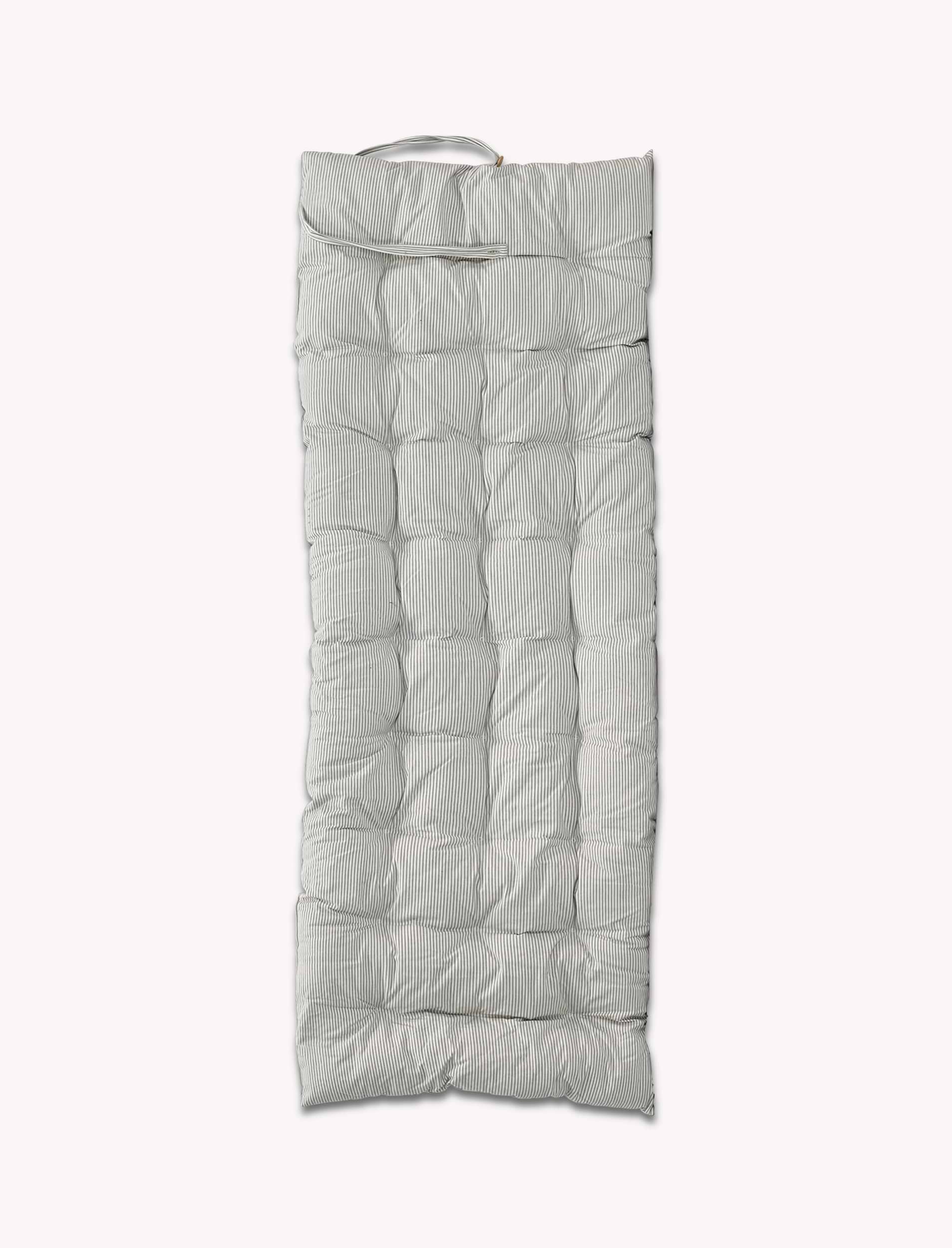 Harlton Roll Out Cushion Wide Stripe - Cotton, Rosemary