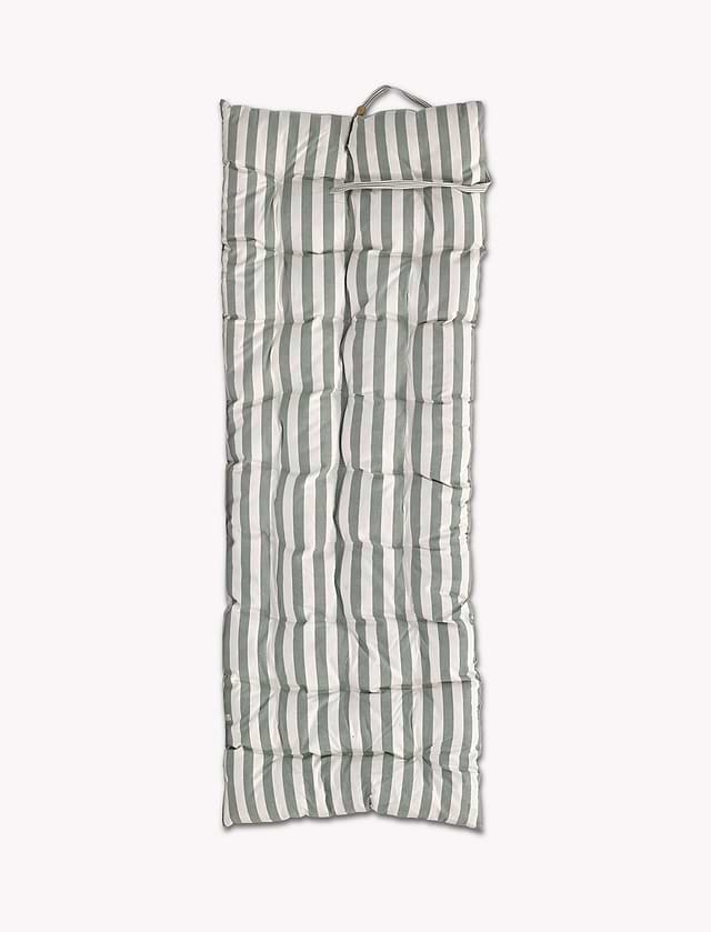 Harlton Roll Out Cushion Wide Stripe - Cotton, Rosemary