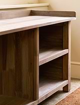 Aldsworth Welly Storage Bench - Spruce, Natural
