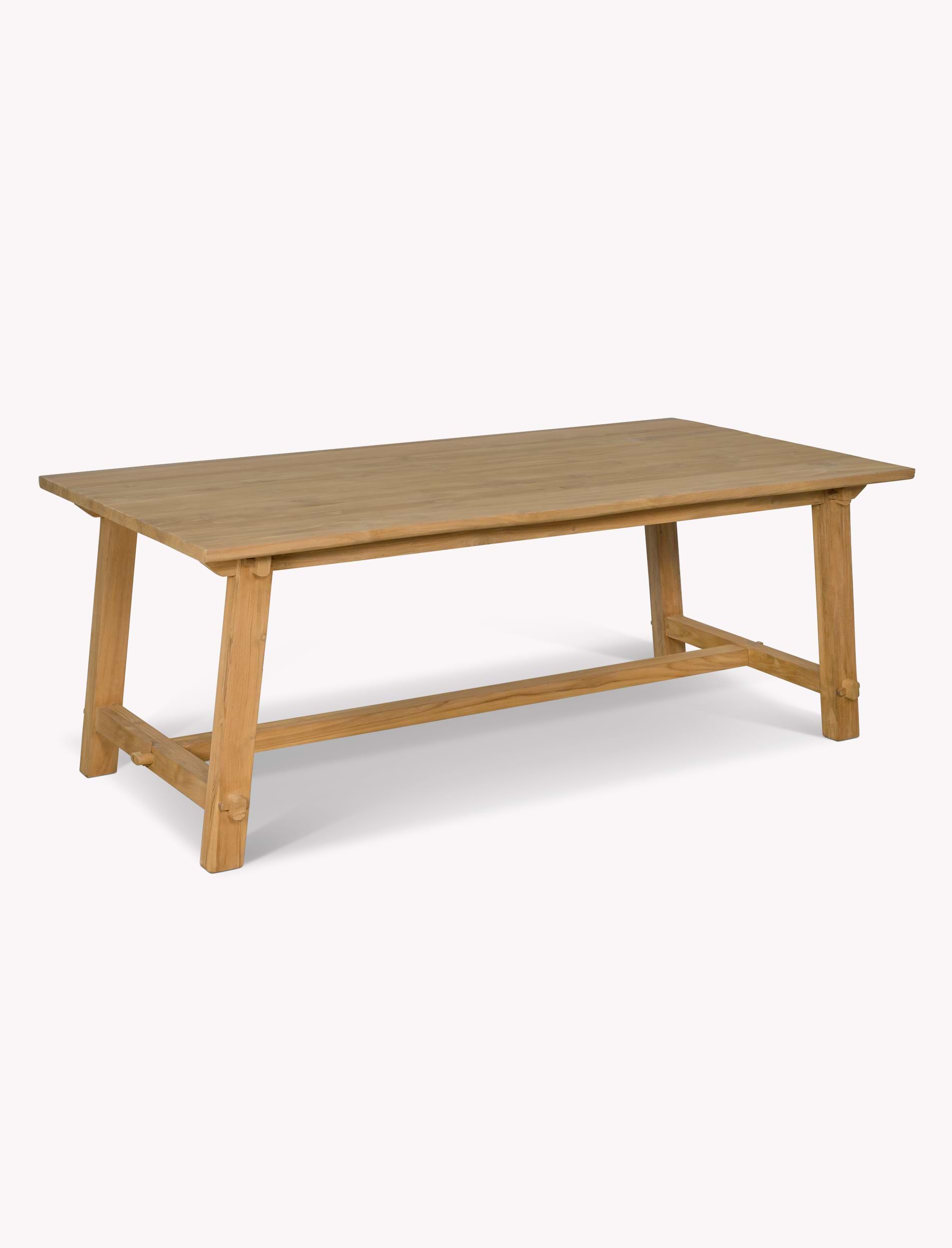 Hanborough Dining Table - Reclaimed Teak, Natural