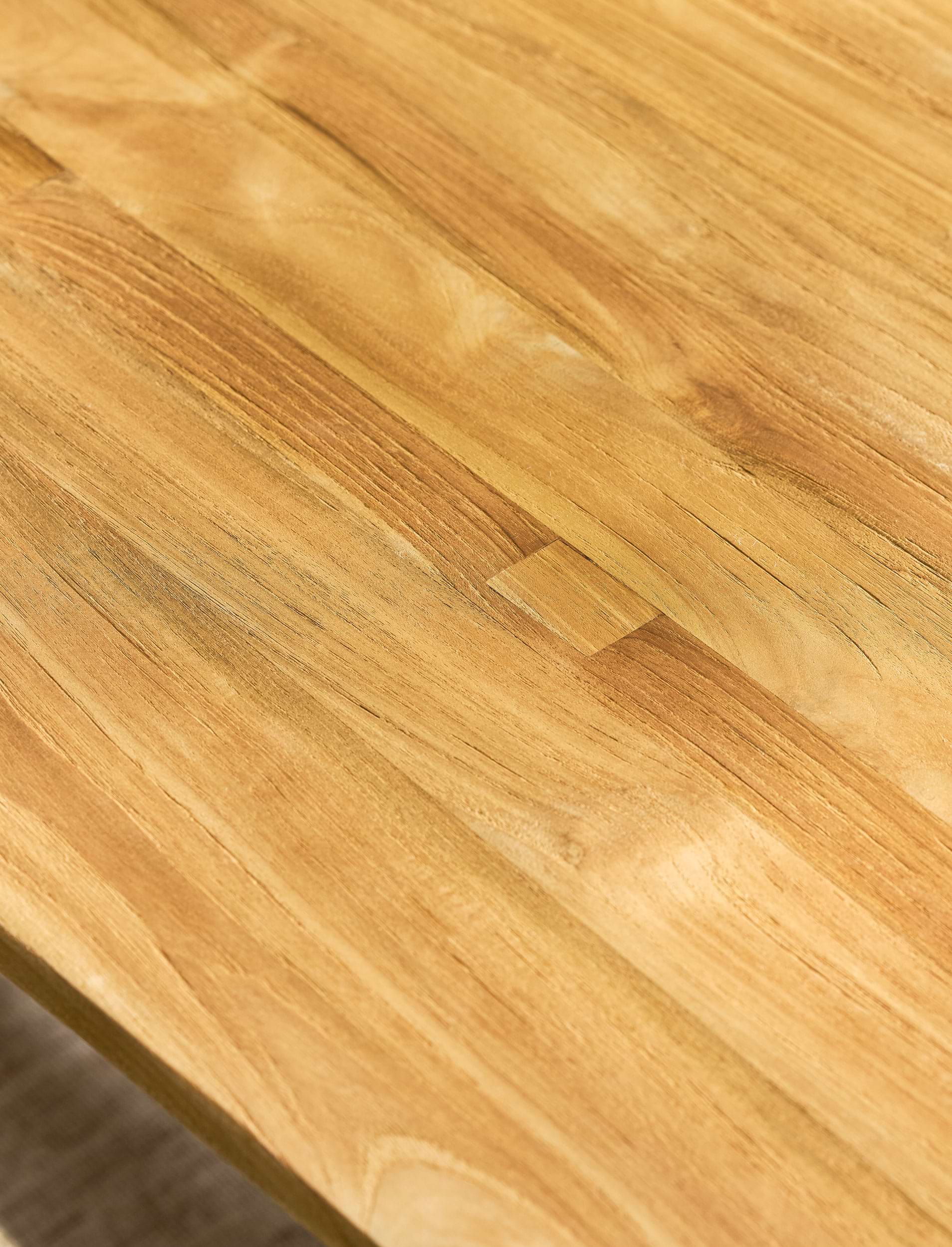 Hanborough Dining Table - Reclaimed Teak, Natural