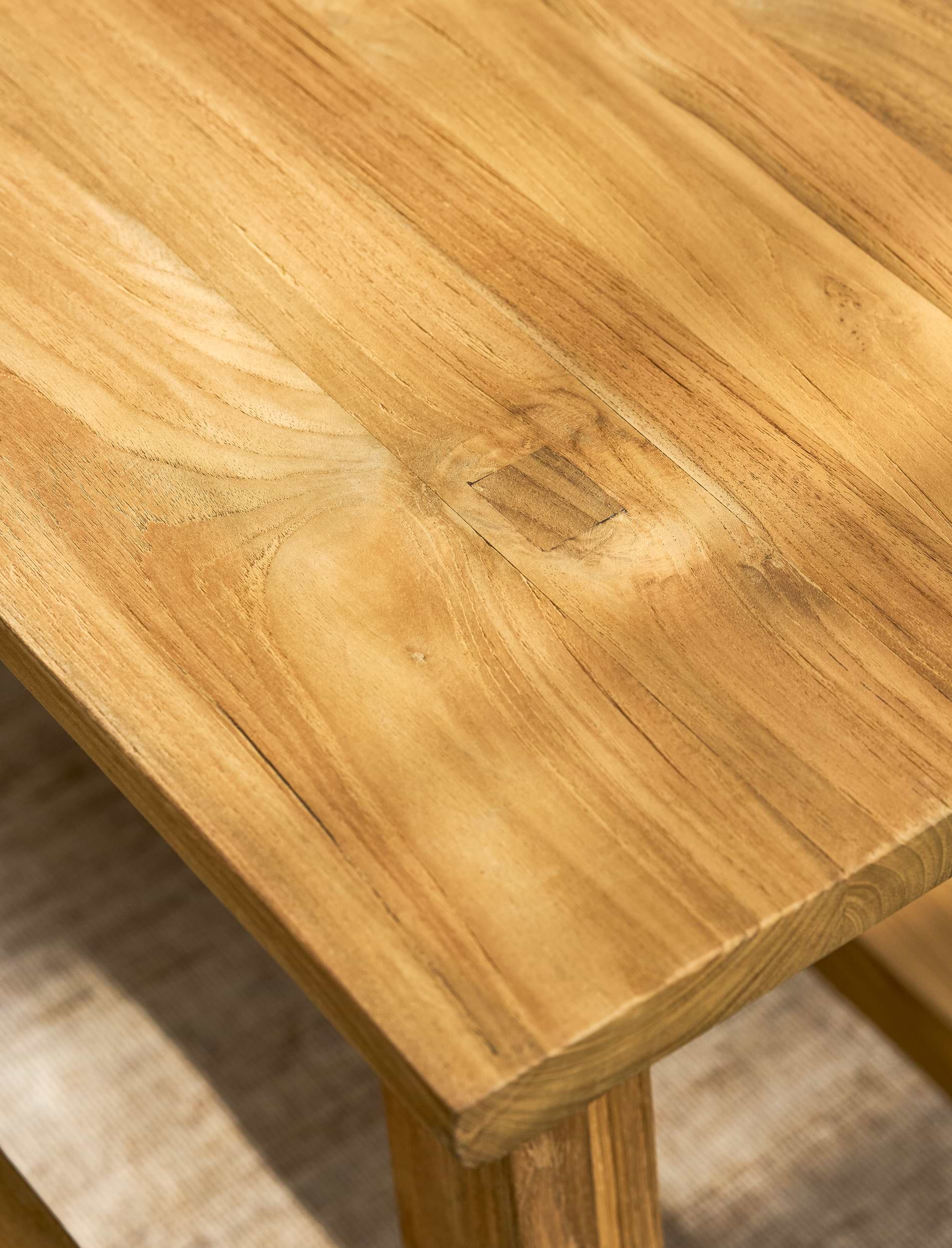 Hanborough Dining Table - Reclaimed Teak, Natural