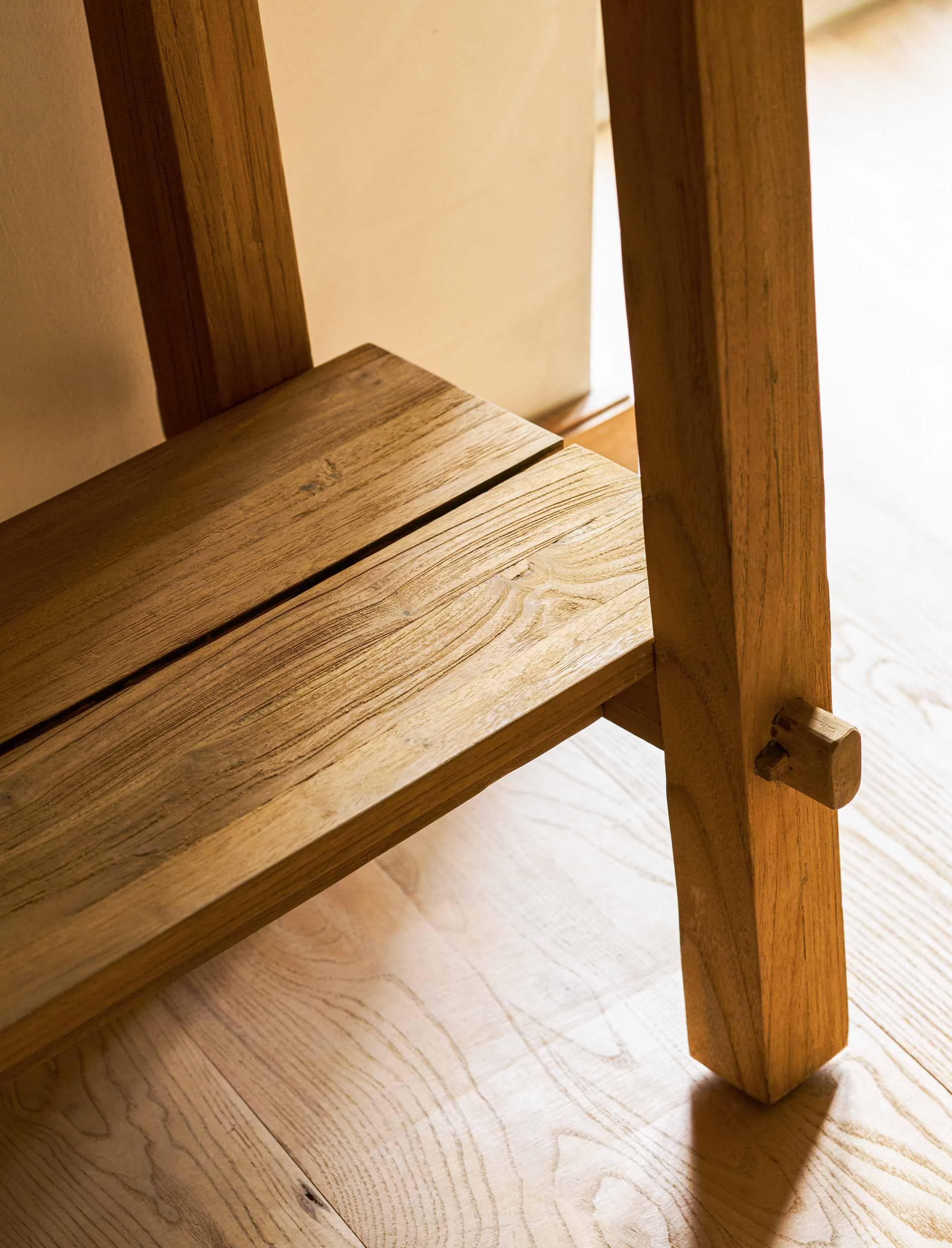 Hanborough Console Table - Reclaimed Teak, Natural