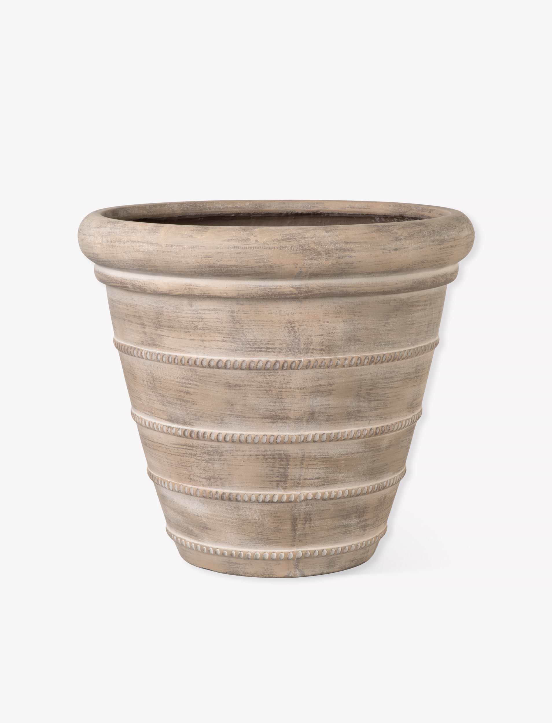 Evenlode Planter 52cm - Ficonstone, Washed Terracotta