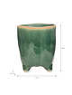 Positano Pot 7.2cm - Ceramic, Forest Green | Garden Trading