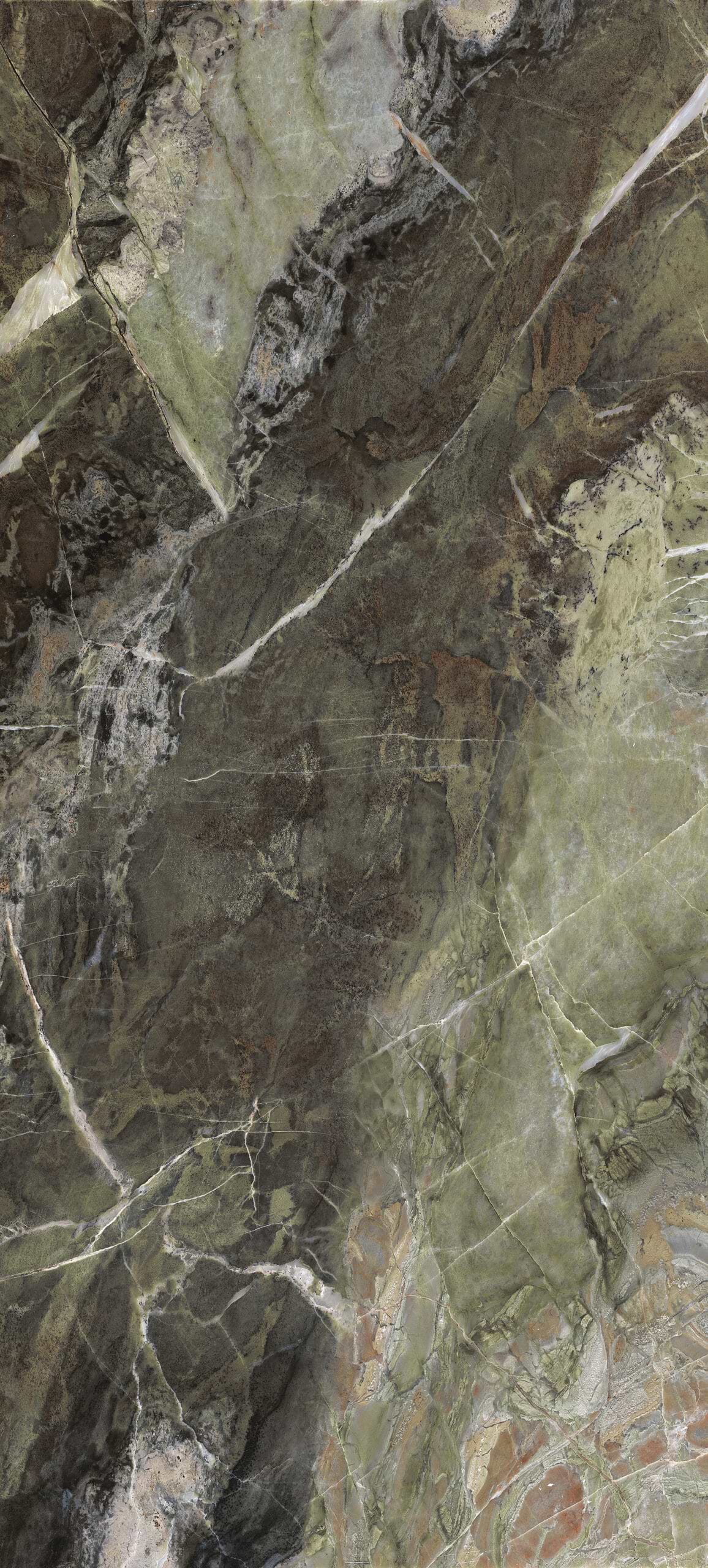 Heritage Emerald Polished Porcelain Slab - Porcetops