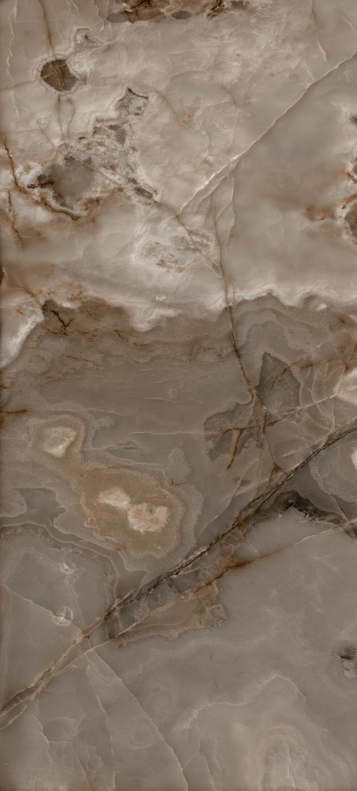 Reves de Rex Choco Polished Porcelain Slab - Porcetops