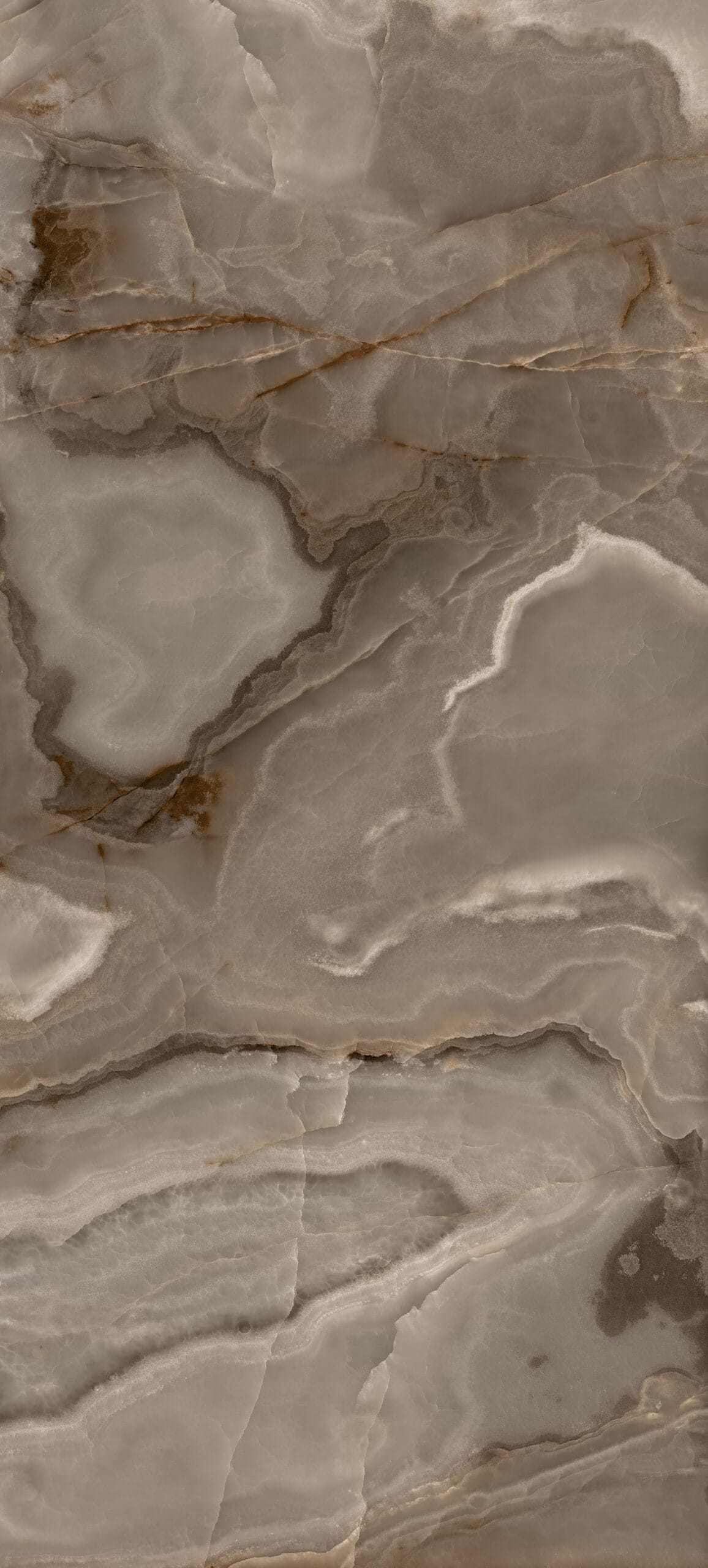 Reves de Rex Choco Polished Porcelain Slab - Porcetops