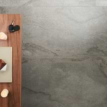 Sample-Acadia Slate Gray Quartz Look Matte Porcelain Tile