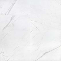 Buy Basic Marble Bianco White 12x24 Matte Porcelain Tile | TileBar.com